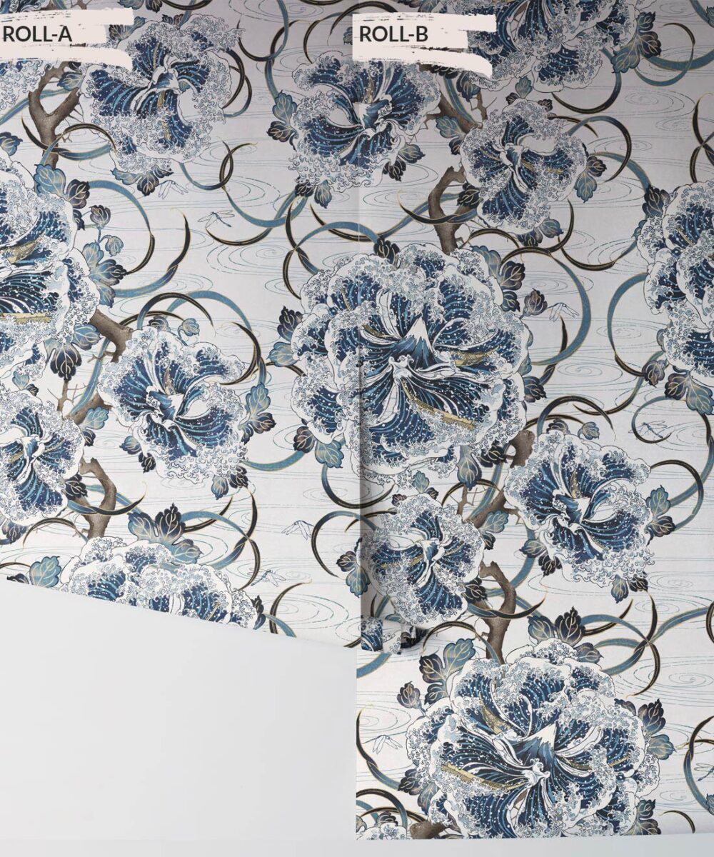 The Great Wave Bloom • Japanese Wallpaper • Milton & King EU